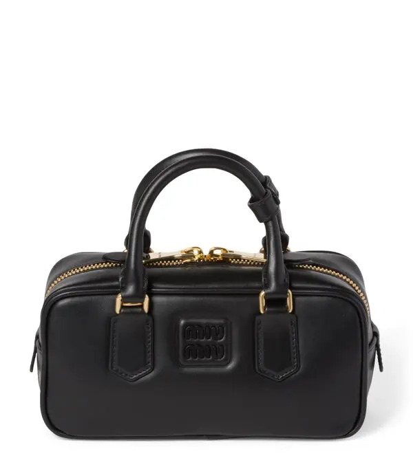 Miu Miu Arcadie Top Handle Bag - Black