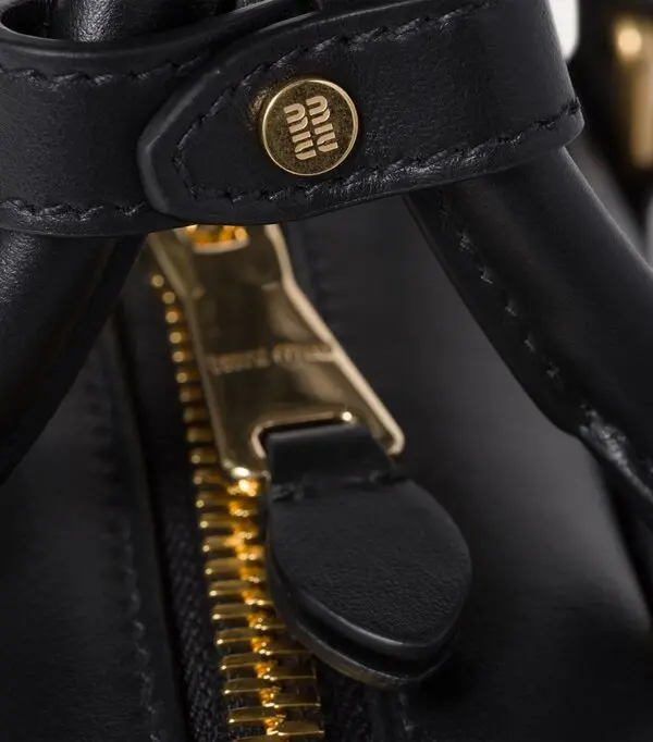 Miu Miu Arcadie Top Handle Bag - Black
