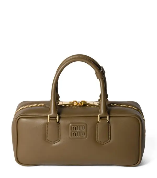 Miu Miu Arcadie Top Handle Bag - Green