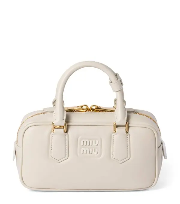 Miu Miu Arcadie Top Handle Bag - Neutral