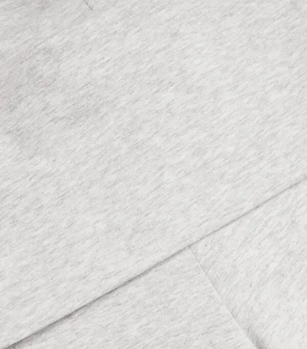 SKIMS Cotton-blend Fold-over Trousers - Grey