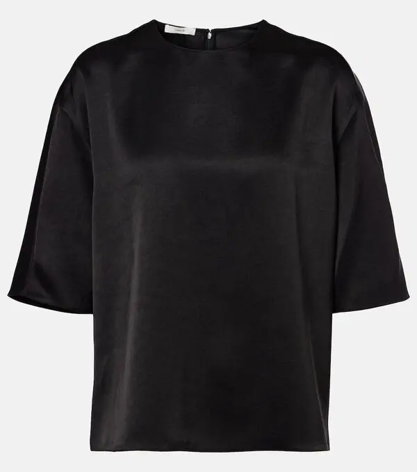Vince Satin T-shirt - Black