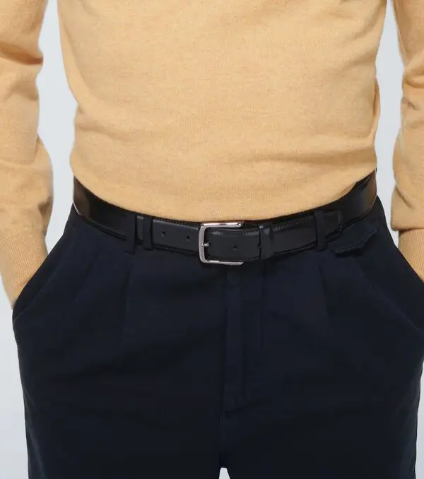 TOD'S Leather Belt - Black