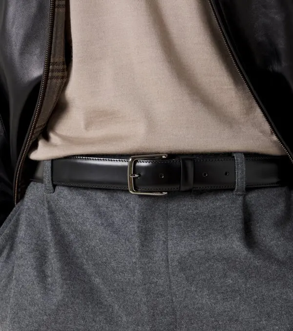 TOD'S Leather Belt - Black