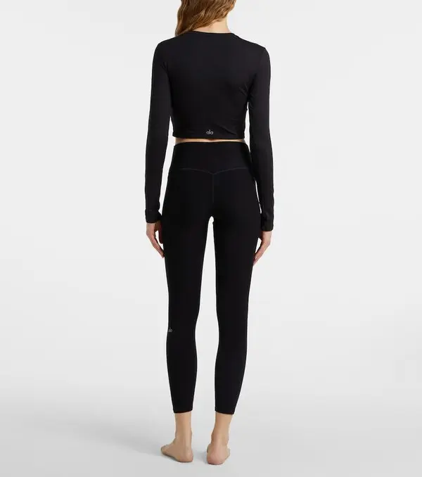 Alo Yoga Alosoft Cropped Technical Top