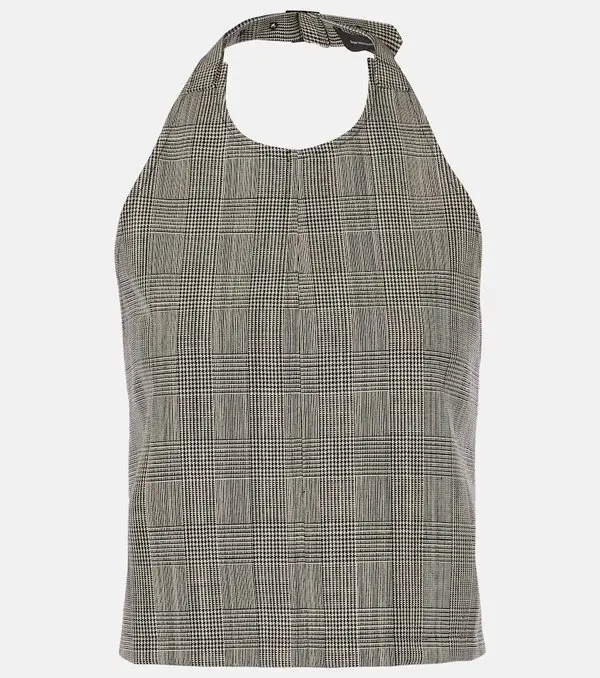Wardrobe.NYC Prince Of Wales Check Wool Top