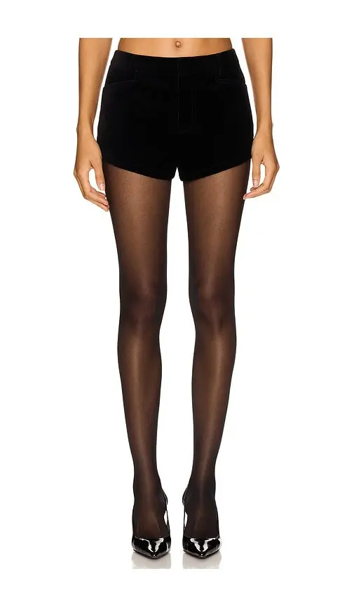 LOVERS AND FRIENDS Velvet Shorts - Black