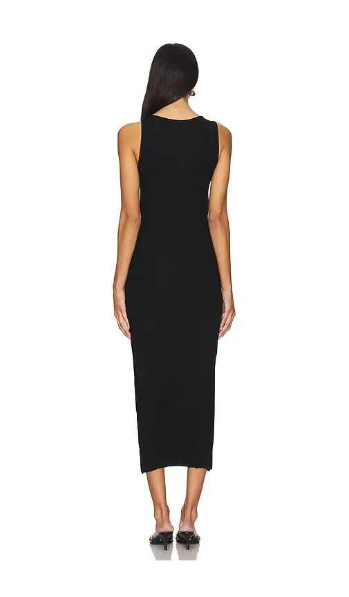 BUMPSUIT Soft Rib Boat Neck Midi Dress