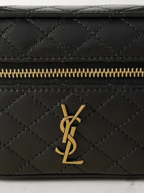 Saint Laurent Gaby Micro Quilted Leather Shoulder Bag
