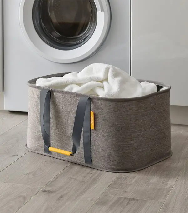 JOSEPH JOSEPH Holdall Collapsible Laundry Basket - Grey