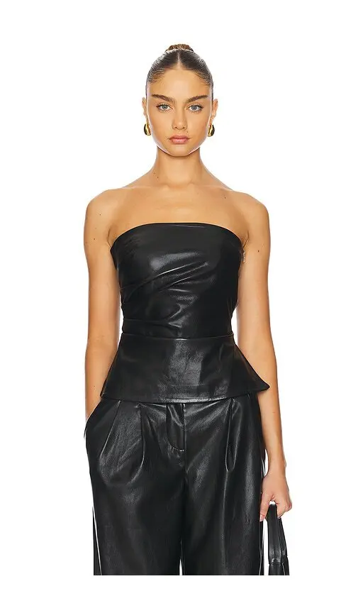 CAMILA COELHO Diem Top - Black