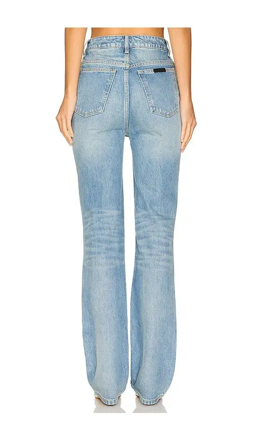 Fear Of God Skinny Leg Jeans In Light Wash Denim