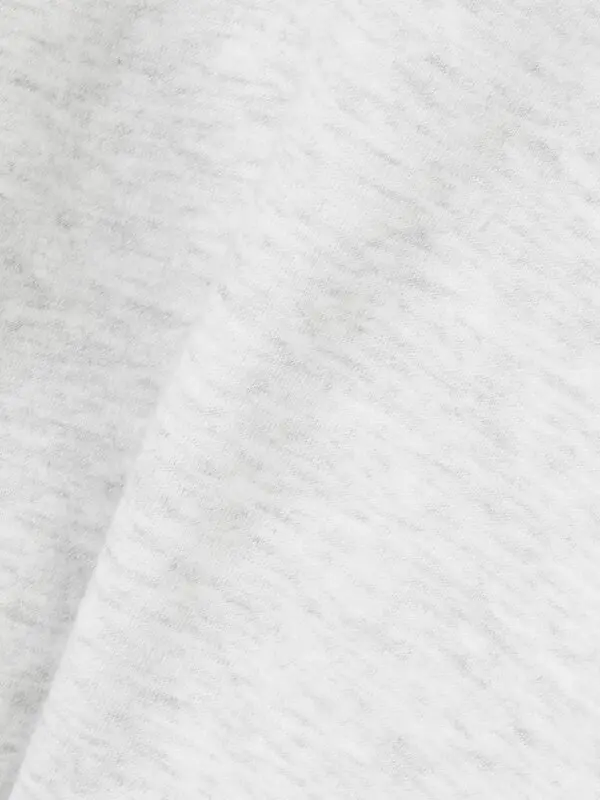 SKIMS Cropped Cotton-blend Half-zip Sweater