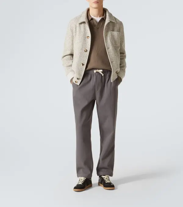 FRAME Cotton Straight Leg Pants
