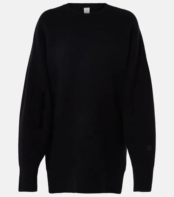 TOTEME Wool And Cashmere-blend Crew Neck Sweater