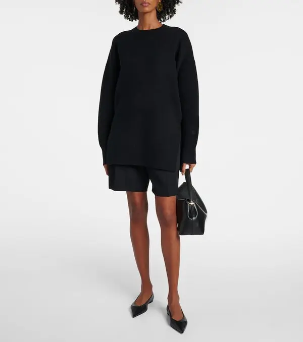 TOTEME Wool And Cashmere-blend Crew Neck Sweater