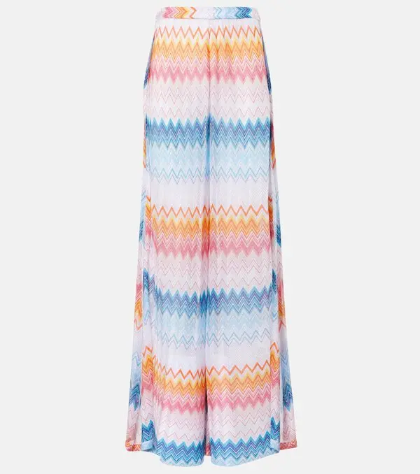 Missoni Zigzag Wide-leg Pants