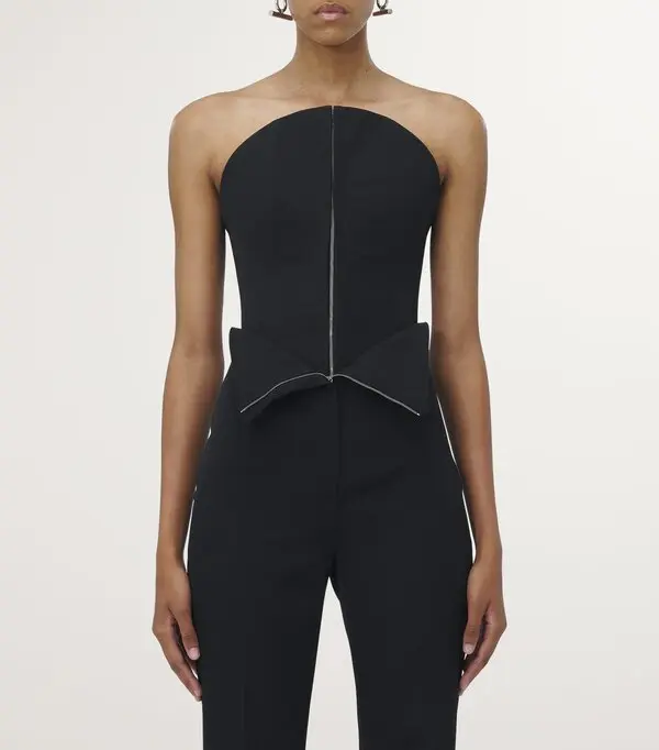Alexander McQueen Wool Foldover-waist Trousers