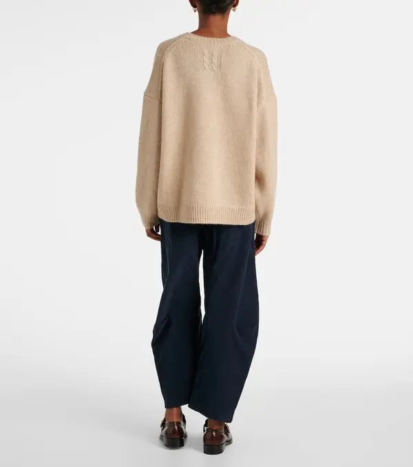 NILI LOTAN Shagan Cashmere V-neck Sweater