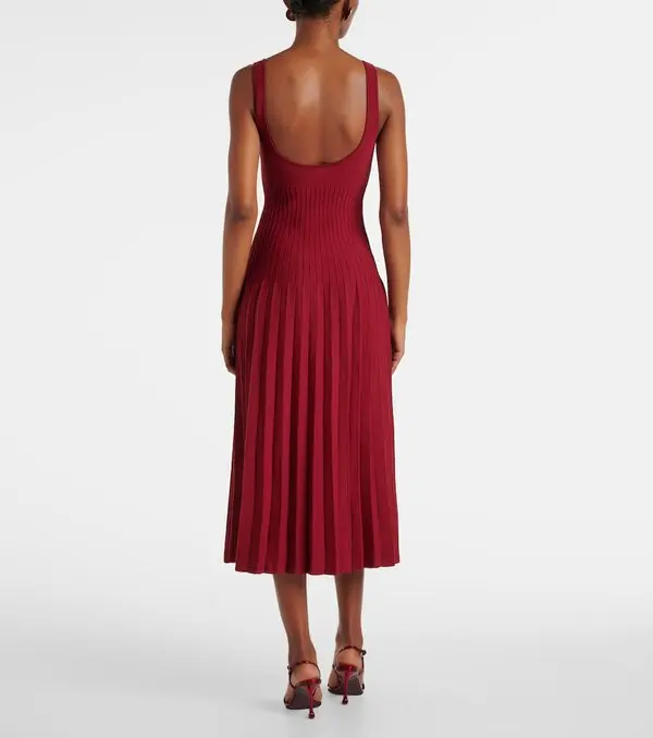 Staud Beaton Velvet Maxi Dress