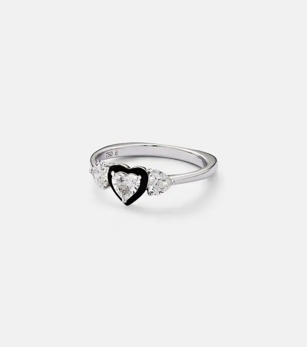 KAMYEN 18kt White Gold And Diamond Ring - Silver