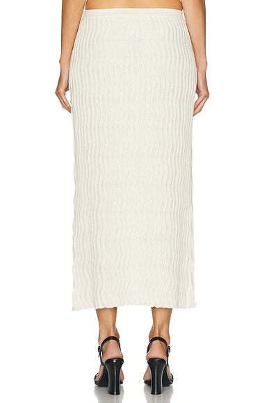 Bottega Veneta Rib Knit Midi Skirt