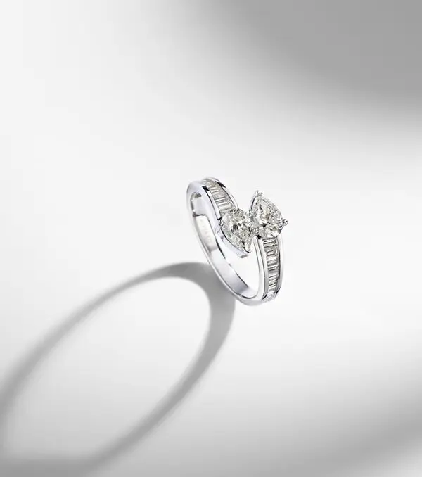 ANITA KO Saturn 18kt White Gold And Diamond Ring