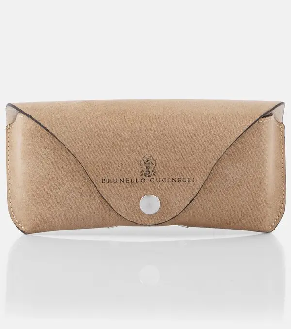Brunello Cucinelli Sartorial Sunset Square Sunglasses
