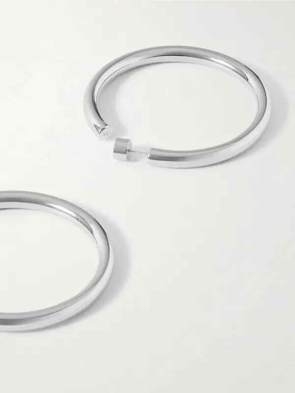 JENNIFER FISHER Natasha" Plated Hoop Earrings