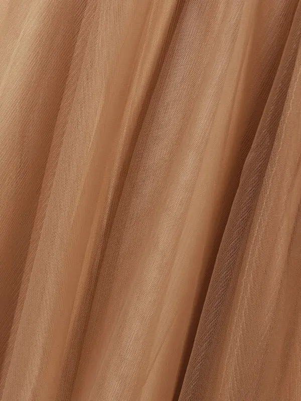 Staud Antonia Ruched Tulle Gown