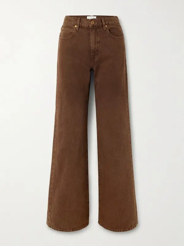 SLVRLAKE Grace High-rise Wide-leg Jeans
