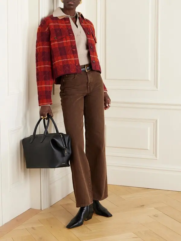 SLVRLAKE Grace High-rise Wide-leg Jeans