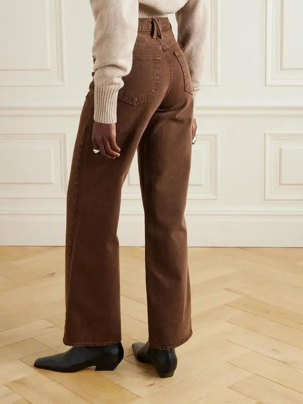 SLVRLAKE Grace High-rise Wide-leg Jeans