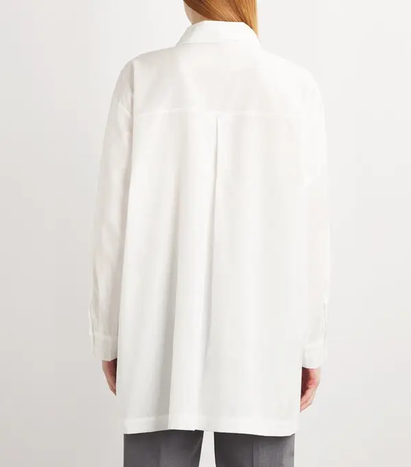 Eskandar Slim A-line Back-pleat Shirt