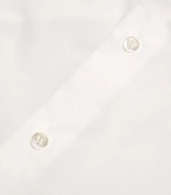 Eskandar Slim A-line Back-pleat Shirt
