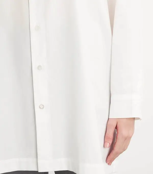 Eskandar Slim A-line Back-pleat Shirt