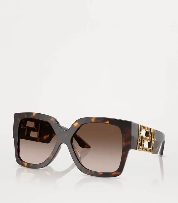 Versace Acetate Square Frame Sunglasses