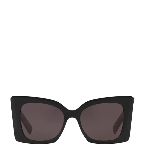 Saint Laurent Metal Sl M119 Blaze Sunglasses - Black