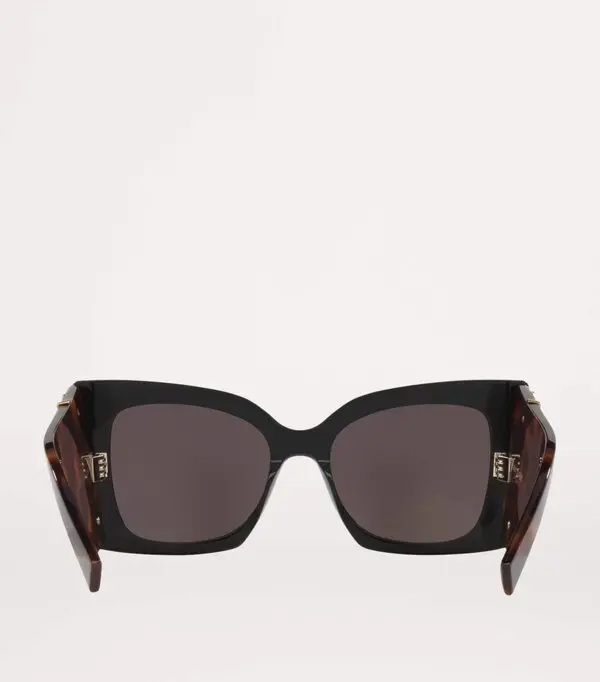 Saint Laurent Metal Sl M119 Blaze Sunglasses - Black