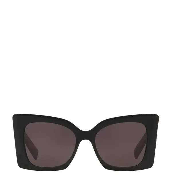 Saint Laurent Metal Sl M119 Blaze Sunglasses - Black