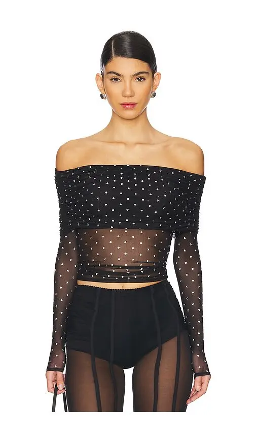 Retrofete Oriana Mesh Top