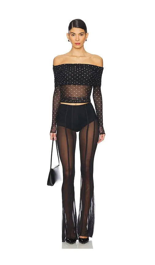 Retrofete Oriana Mesh Top