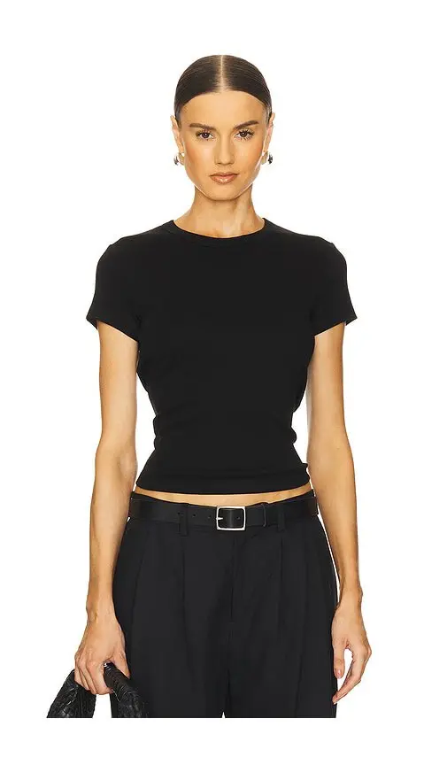 ST. AGNI Organic Cotton Baby Tee - Black