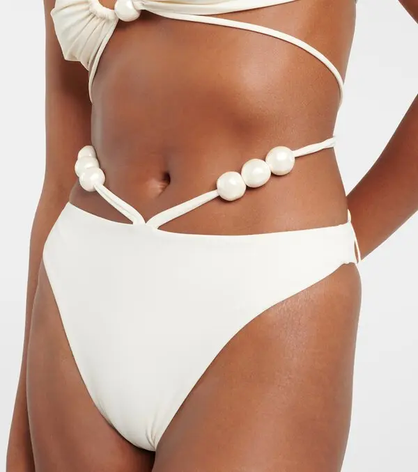Magda Butrym Embellished Bikini Bottoms