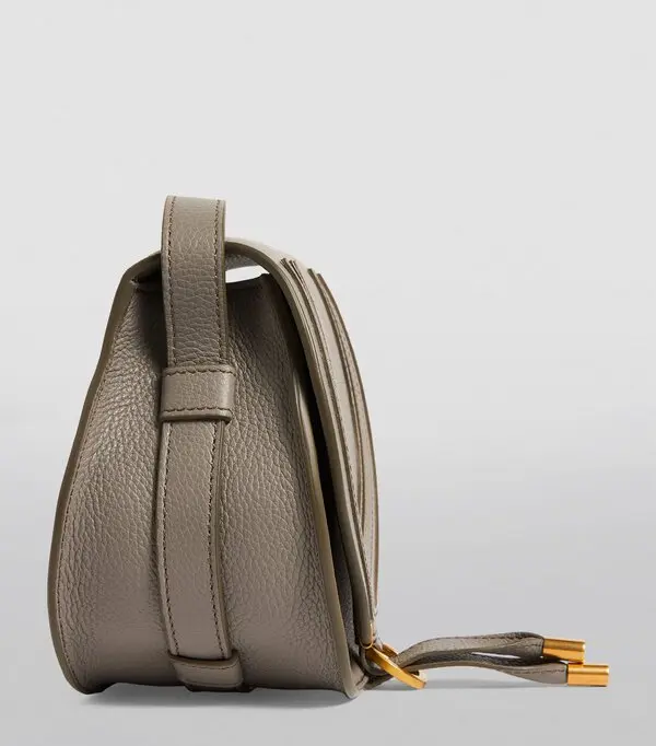 Chloé Small Marcie Saddle Bag - Grey