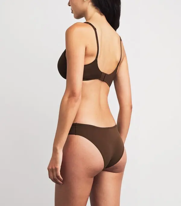 SKIMS Fits Everybody Push-up Demi Bra - Brown