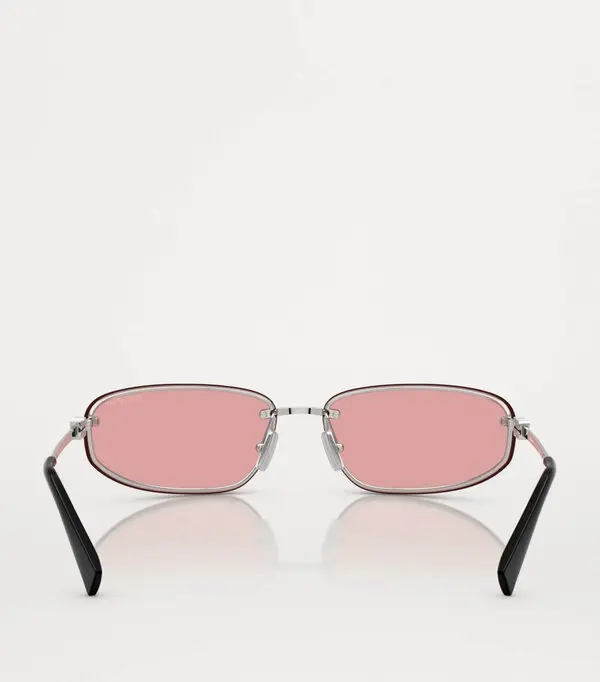 Miu Miu Metal Frameless Sunglasses