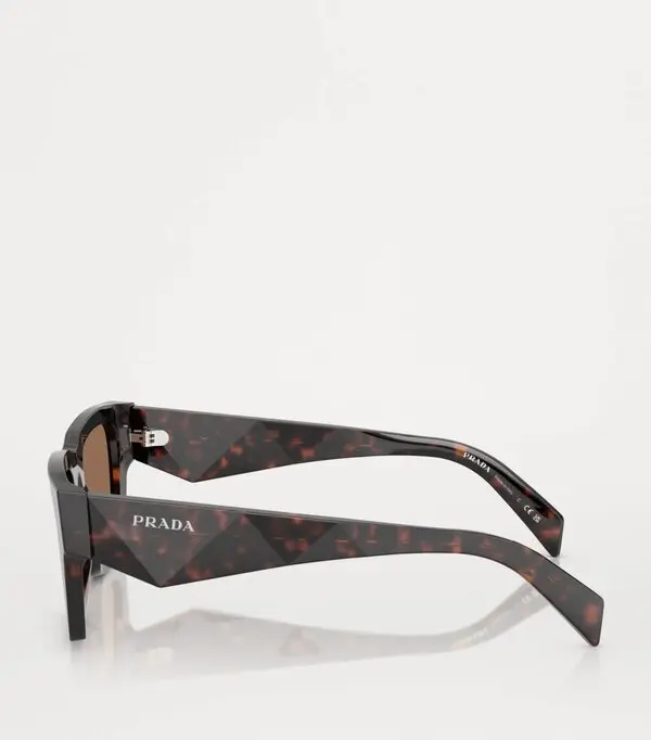 Prada Acetate Sunglasses - Brown