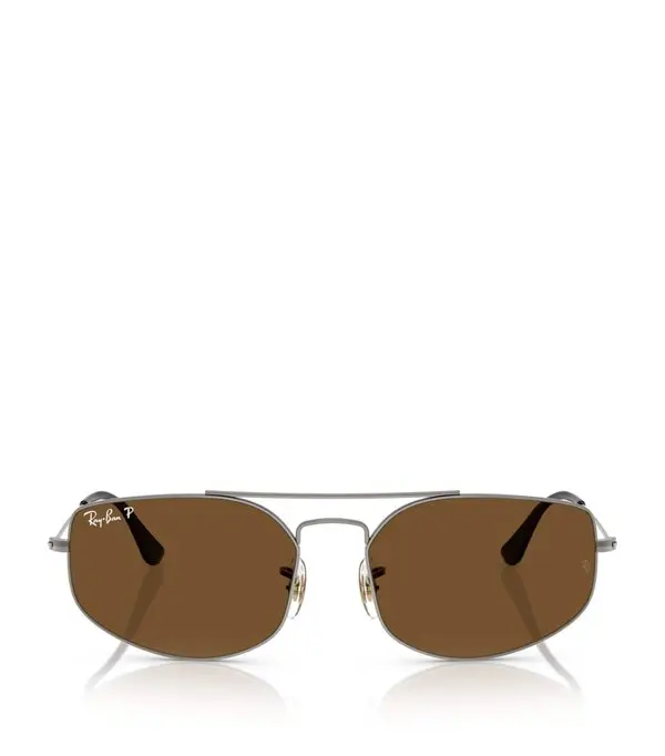 Ray-ban Rb3845 Explorer V Aviator Sunglasses - Silver