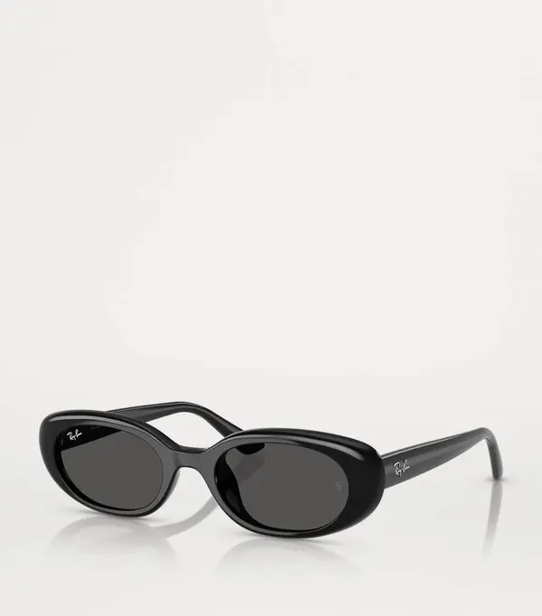 Ray-ban Rb4441d Oval Frame Sunglasses - Black